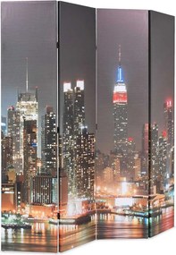 Skládací paraván 160 x 170 cm New York by Night 245862