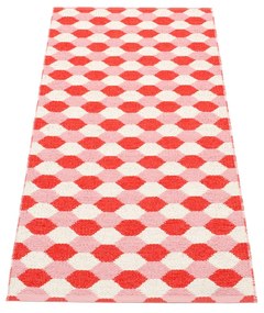 Vinylový koberec Pappelina DANA Coral Red/Piglet/Vanilla velikost: 70x160cm