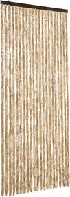 Závěs proti hmyzu béžový 90 x 200 cm Chenille 315136