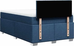 Box spring postel s matrací černá 120x190 cm textil 3285833