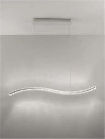Křišťálový lustr Aurelia 100 Chrome