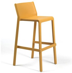 Barová židle Trill | VHODNÁ I NA VEN | zátěž do 150 kg | KVALITNÍ | senape žlutá
