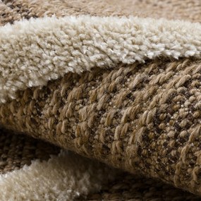 Dywany Łuszczów, Kusový koberec Spark 0708A beige/cream, 80x150, béžová, chodba / předsíň