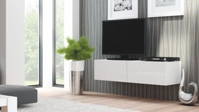 TV stolek/skříňka Resto RTV-160W (bílá + lesk bílý). 770773