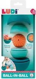 Ludi Míčky silikonové Ball in Ball / od 6 měsíců