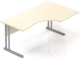 Ergonomický stůl Visio 160 x 100 cm, pravý, javor