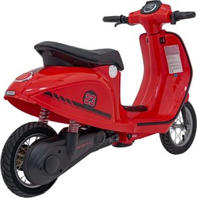 Elektrický skútr Retro 23 červený