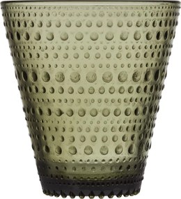 Skleněný pohár Kastehelmi zelený mech 2 ks