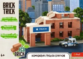 TREFL Stavebnice BRICK TRICK Policejní stanice M / 100 dílů