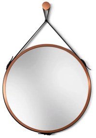 Zrcadlo Scandi Belt copper Rozměr: Ø 60 cm