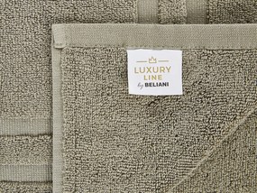 Sada 9 bavlněných ručníků zelené MITIARO Beliani