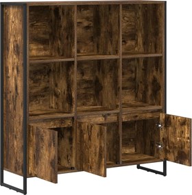 Knihovna 99,5 x 30 x 108 cm Kompozitní dřevo Kouřový dub 3403024