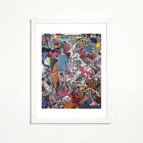 Yulia Novikova | Osvobození Rám: Černý, Velikost: 40 x 30 cm