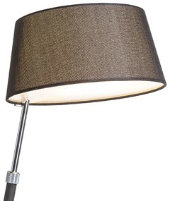 RENDL R12486 RITZY stolní lampa, dekorativní černá chrom