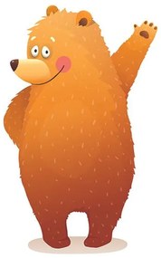 Plakát Mávající medvěd