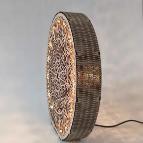 LED noční lampa Mandala – dřevěná dekorace domova| SENTOP LED0604