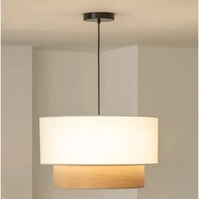 Brilagi - LED Lustr na lanku CERIA 1xE27/40W/230V pr. 50 cm bílá/béžová