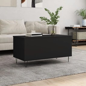 Konferenční stolek černý 90 x 44,5 x 45 cm kompozitní dřevo