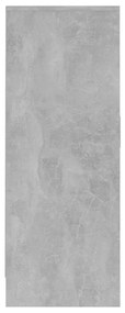 Botník betonově šedý 60 x 35 x 92 cm dřevotříska - Default Title
