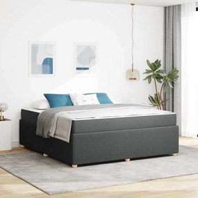 Rám postele Tmavě šedá 180 x 200 cm textil 3398419