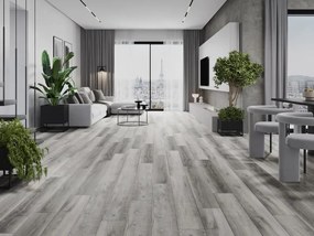Mexen Santa Clara vzorek vinylových panelů SPC 6,5 mm, podložka IXPE 1,5 mm, 4 V-Fuga, Dub - F1010-S