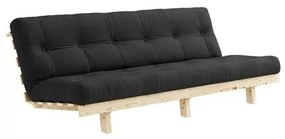 sofa LEAN by Karup - 65*190 cm natural (přírodní) + futon dark grey 734
