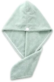 Rychloschnoucí ručník/turban na vlasy Barvy: Zelená