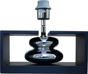 Designová stolní lampa Kamaria 35 cm černá