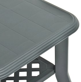 Konferenční stolek zelený 90 x 60 x 46 cm plast - Default Title