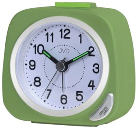 JVD Zelený tichý budík s plynulým chodem JVD SRP7202.3