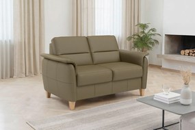 XXXLutz DVOUMÍSTNÁ POHOVKA, olivově zelená, pravá kůže Sit & More - Pohovky - 0001440332B9