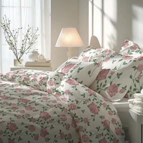Florella Povlečení Rose Rosé Rozměr: 70x90 + 140x200 cm (zdarma povlak 40x80 cm)