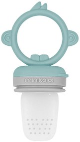 MINIKOIOI Kousátko krmicí Aqua Green/Powder Grey