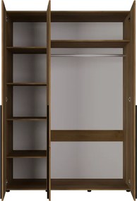 GiB Meble Šatní skříň DOMINO SZ3D Barva: Kašmír