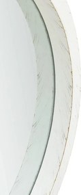 vidaXL Nástěnné zrcadlo s popruhem 40 cm [320360] Barva: zlatá