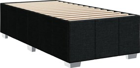 Box spring postel s matrací černá 80 x 200 cm textil 3291490