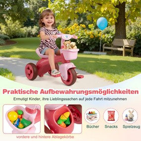 Costway Dětská tříkolka balanční kolo s omezeným zvonkem na řízení