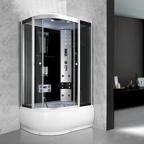 Terra Hydromasážní box WSH7106RS, 120x80 pravý se saunou