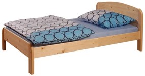 Gazel BERGHEN dřevěná postel N 120 přírodní