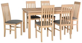 Drewmix jídelní židle NILO 1 - doprava zdarma dřevo: kaštan