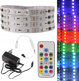 Sada Led pásků Magic Rgb 12V 24W 108 funkcí svícení, napájecí zdroj 5 m