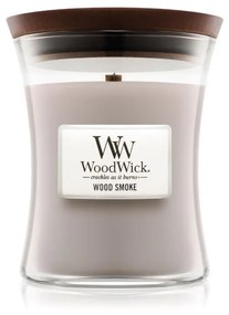 Woodwick svíčka malá Wood Smoke, 85 g