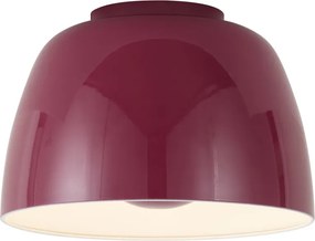 Retro stropní lampa červená s bílým vnitřkem vč. LED 3-stupňově stmívatelná - Vera