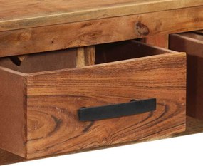 Příborník se 3 zásuvkami 110x30x80 cm masivní akáciové dřevo 338032