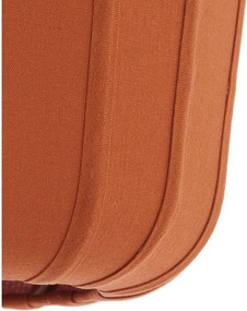Závěsné svítidlo v terakotové barvě s textilním stínidlem ø 10 cm Bibury – Light &amp; Living