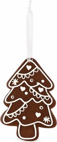 Závěsná vánoční ozdoba CANDY TREE 10 cm, hnědá
