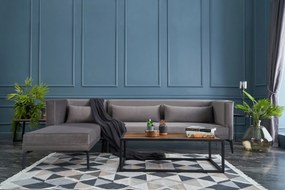 Hanah Home rohová pohovka ARDOSA šedá levá 825BLC1553