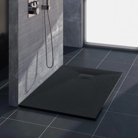 Rea Magnum Black, SCM obdélníková sprchová vanička 100x80 cm, černá, REA-K3330