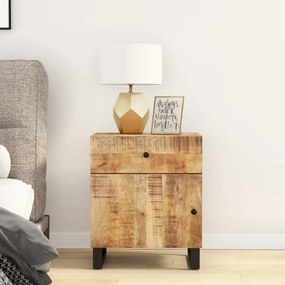 vidaXL Noční stolek 50x33x60 cm masivní recyklované a kompozitní dřevo [350659] Barva: Světlé dřevo