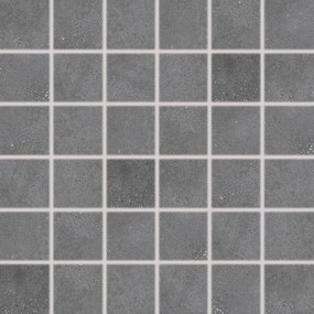 Mozaika Rako Betonico černá 30x30 cm mat DDM06792.1